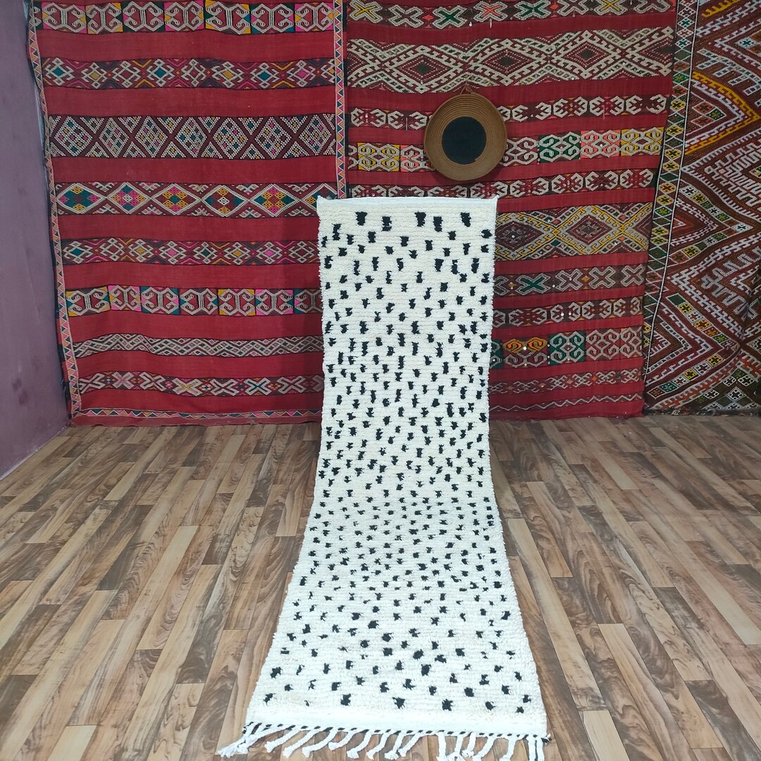 Long Runner Bohemian Style Polymer Floor Mat for Kitchen, Front Door ...