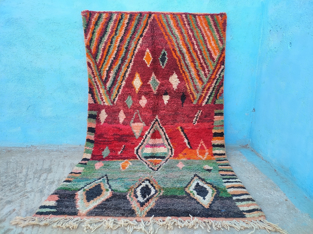 Tapis Marocain Sur Mesure Tapis Personnalisé Tapis Marocain Orange ...