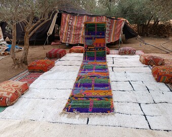 Gorgeous Moroccan Runner Rug Berber Colorful Runner Rug Authentic ...
