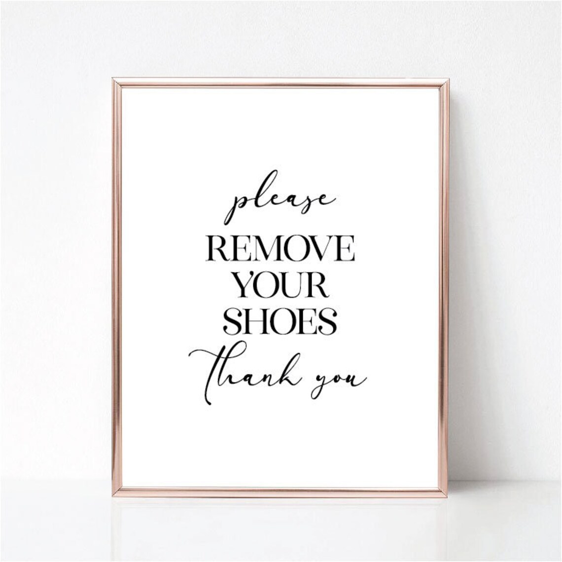 Please Shoes off Sign Printable Poster Take Shoes off | Etsy