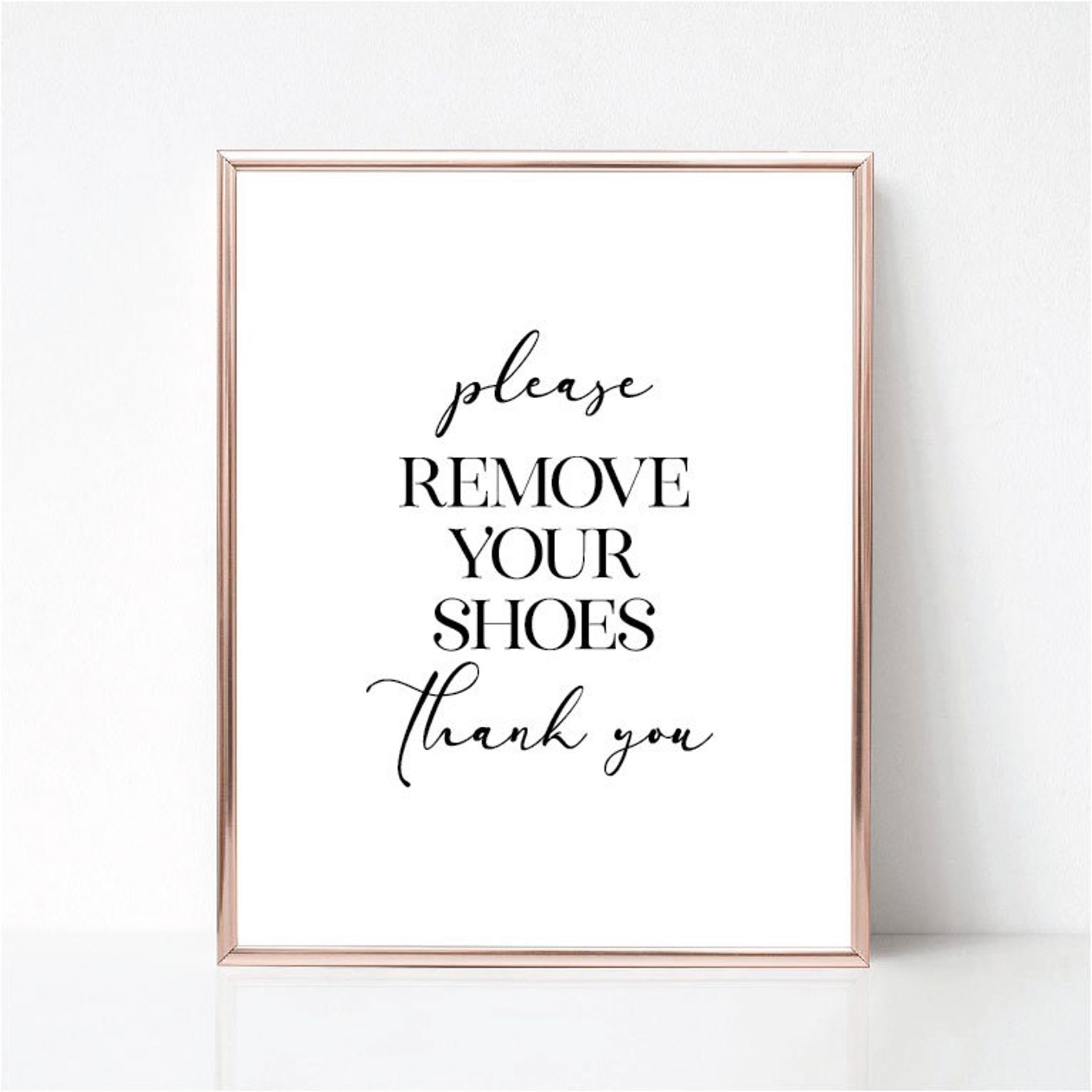 Please Shoes off Sign Printable Poster Take Shoes off | Etsy
