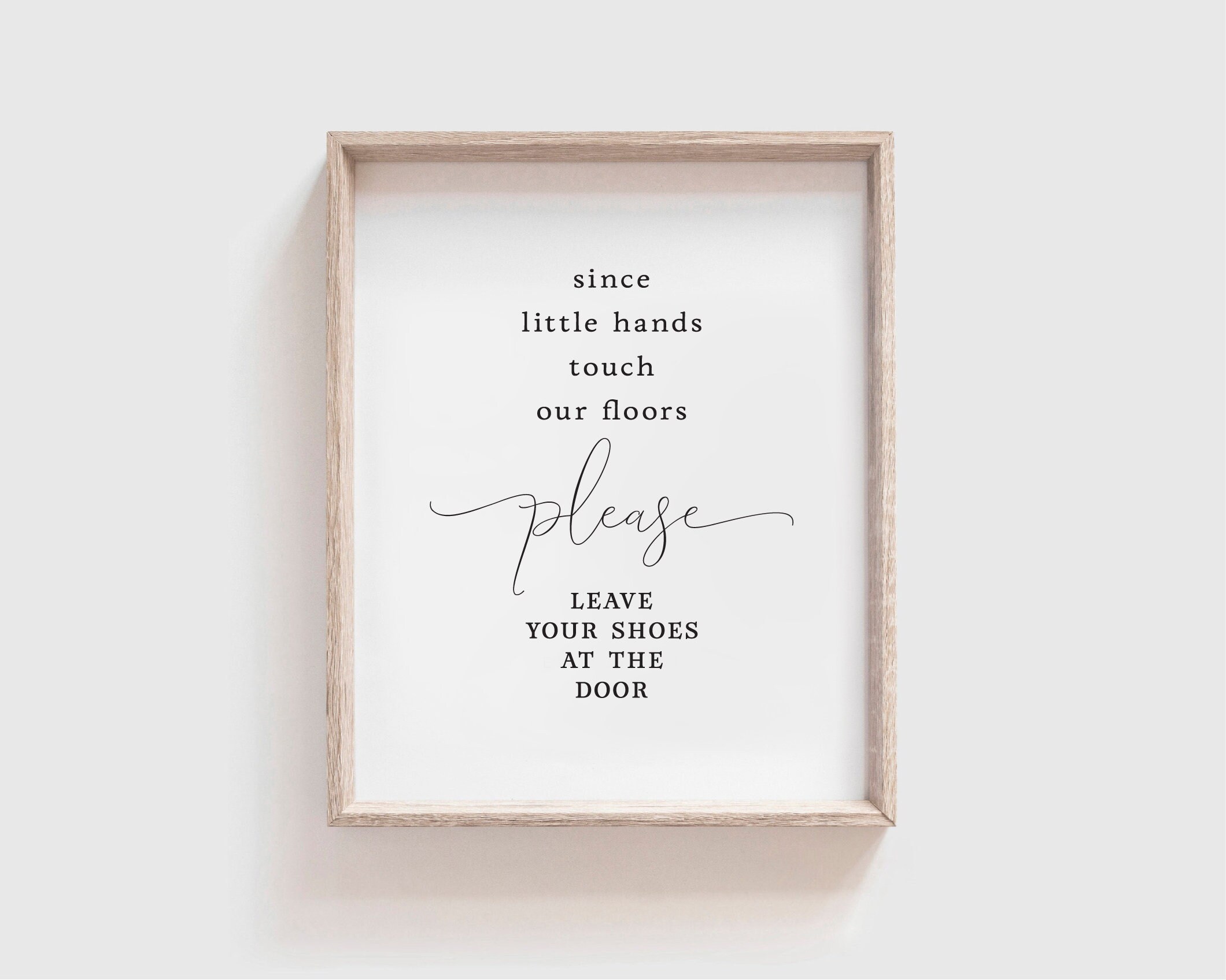 Shoes off Please Printable Wall Art, INSTANT DOWNLOAD, Baby Shower Gift ...