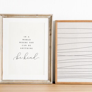 Be Kind Printable Wall Art, Be Kind Printable Sign, Kindness Quote ...