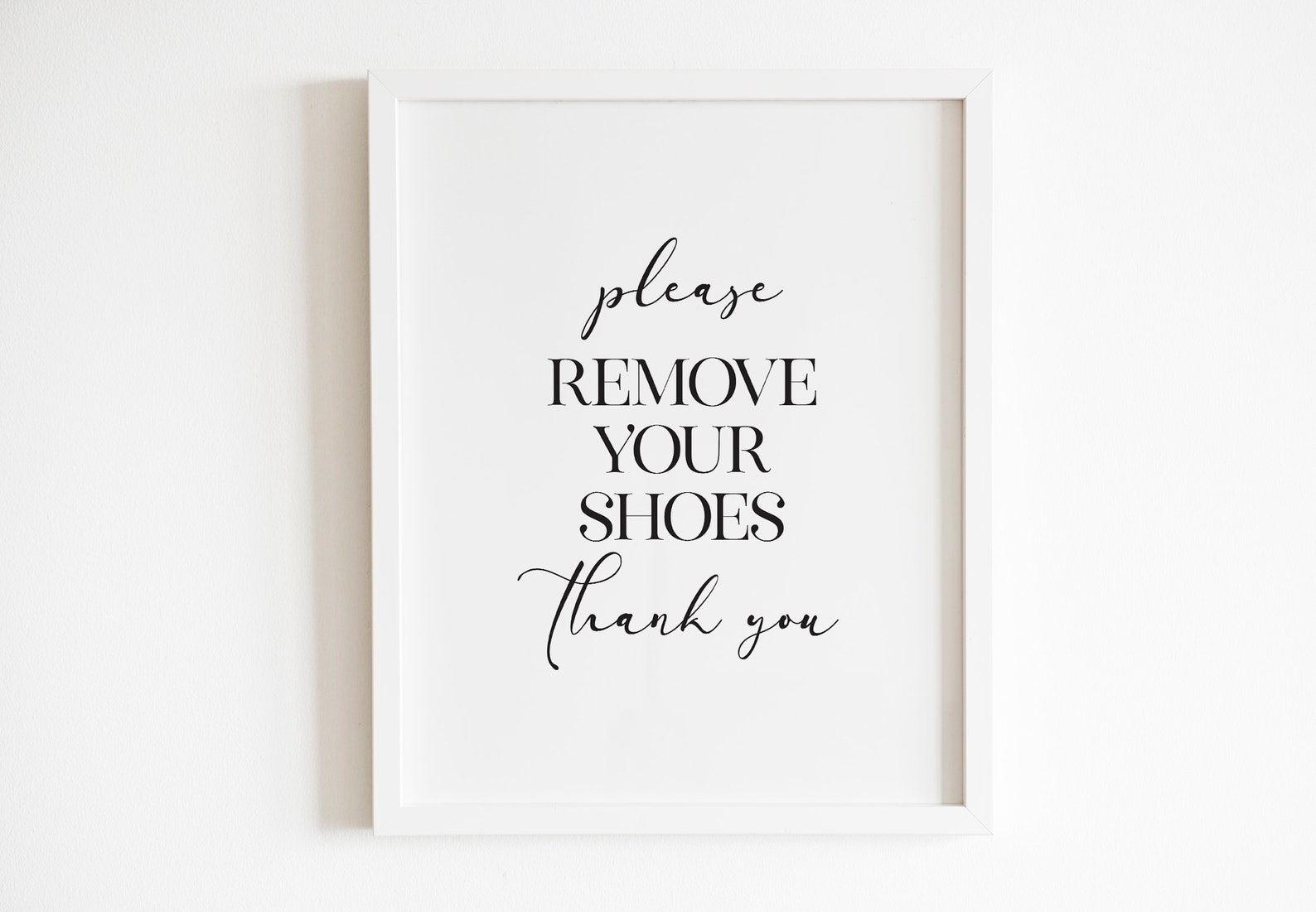 Please Shoes off Sign Printable Poster Take Shoes off - Etsy