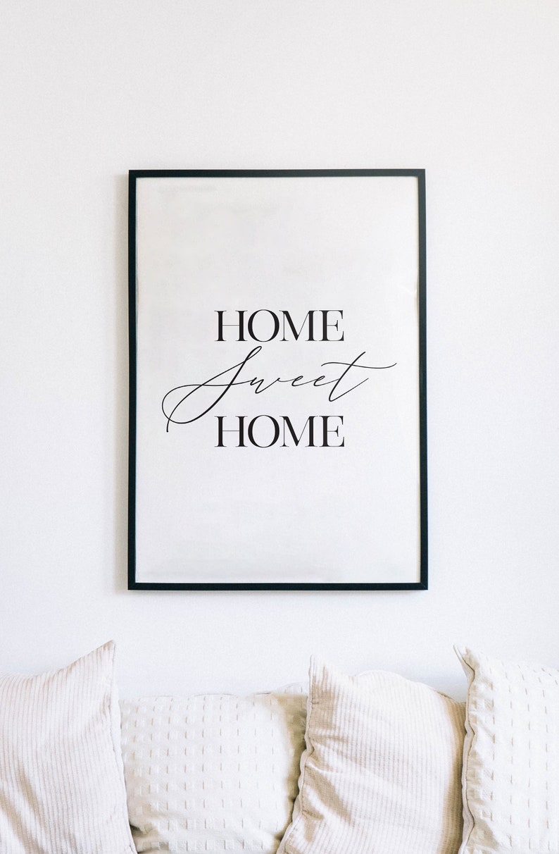 Home Sweet Home Printable Home Sweet Home Print Printable - Etsy Canada