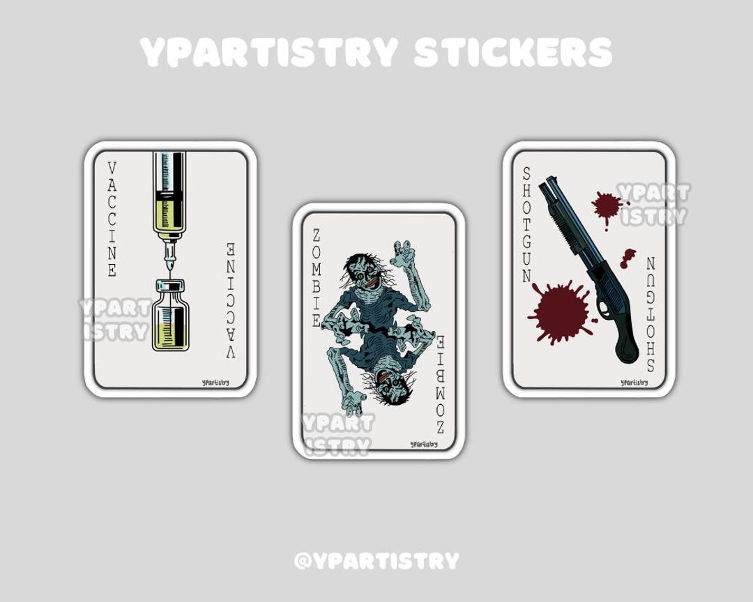 PRE-ORDER: AIB Vaccine, Zombie, Shotgun Sticker/ Season 3 / Playing ...