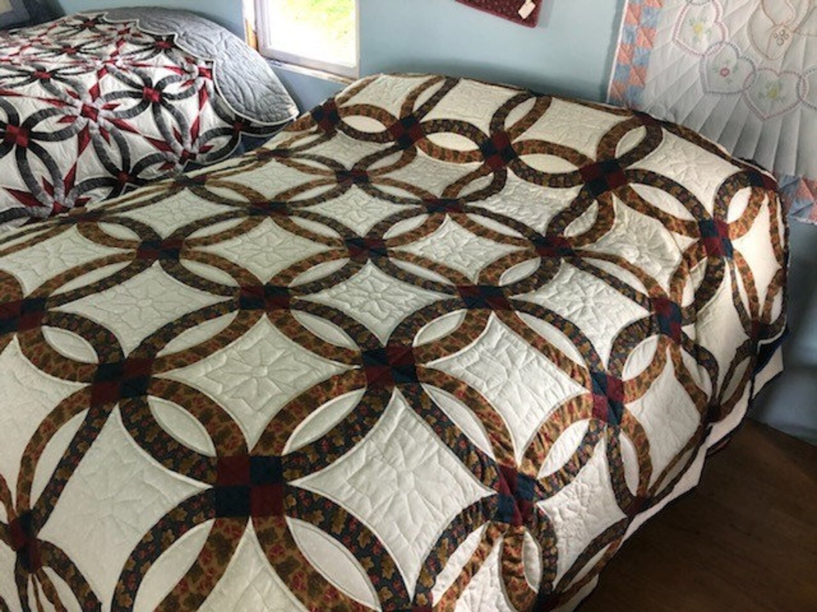 CUSTOM ORDER Amish Handmade Quilt Wedding Ring - Etsy