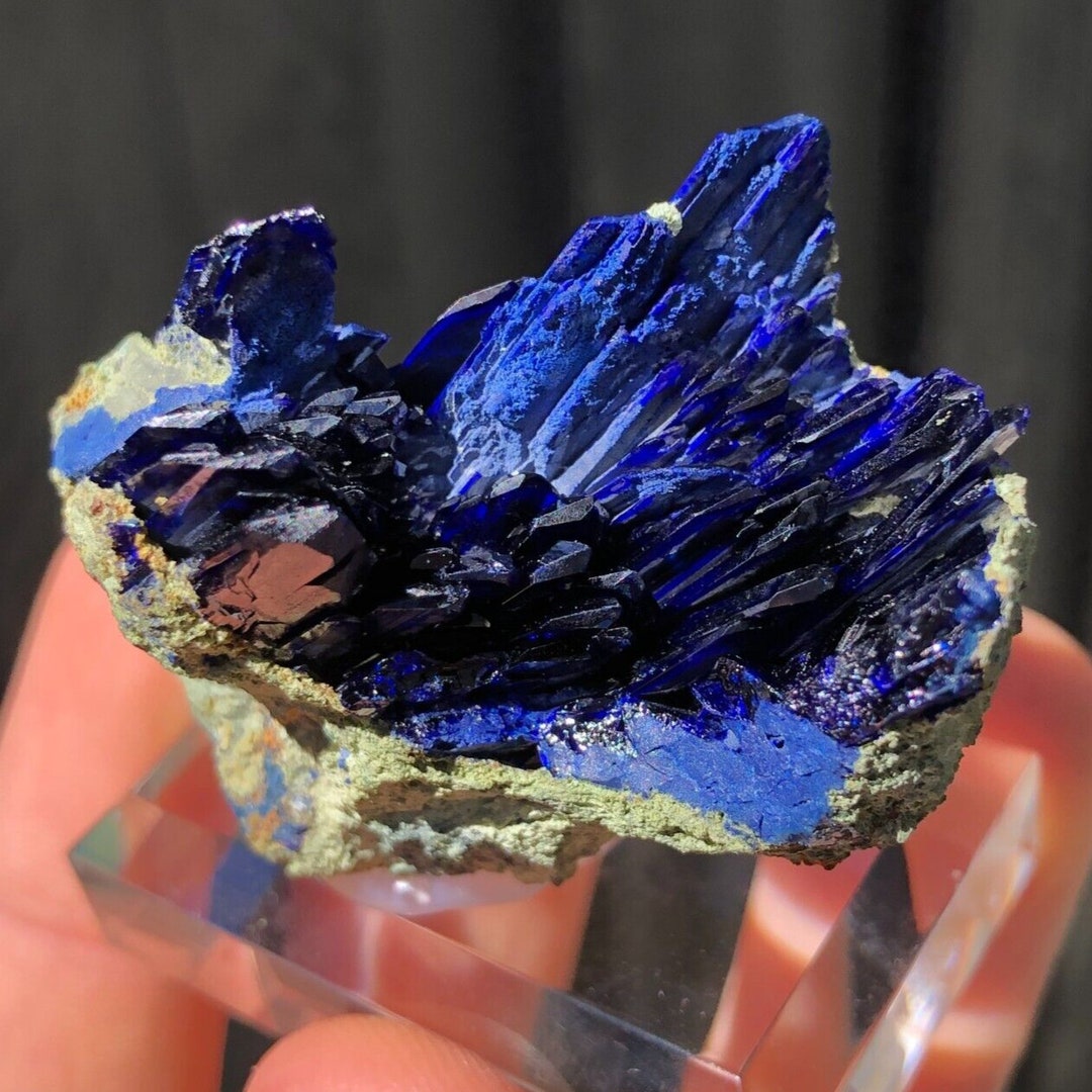 64g Azurite Crystal Cluster on Matrix From the Tsumeb Mine, Namibia - Etsy