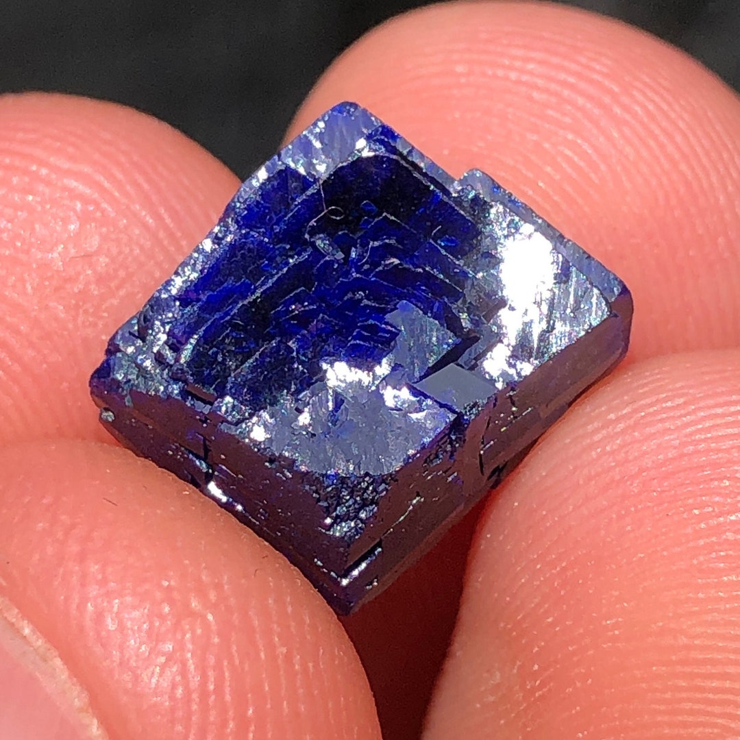 1.6cm Azurite Crystal Thumbnail Czar Mine, Copper Queen Mine, Bisbee ...