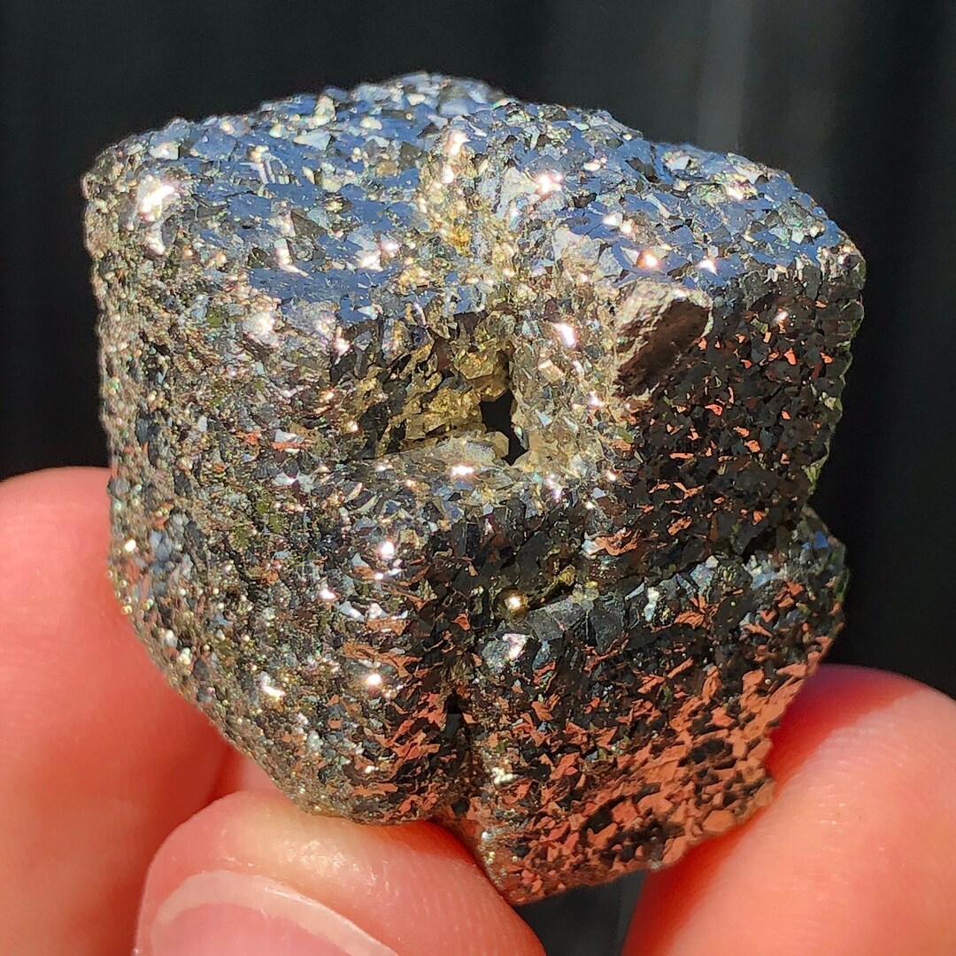 23g Pyrite Crystal Epimorph Cast After Fluorite From Mount Wellington ...