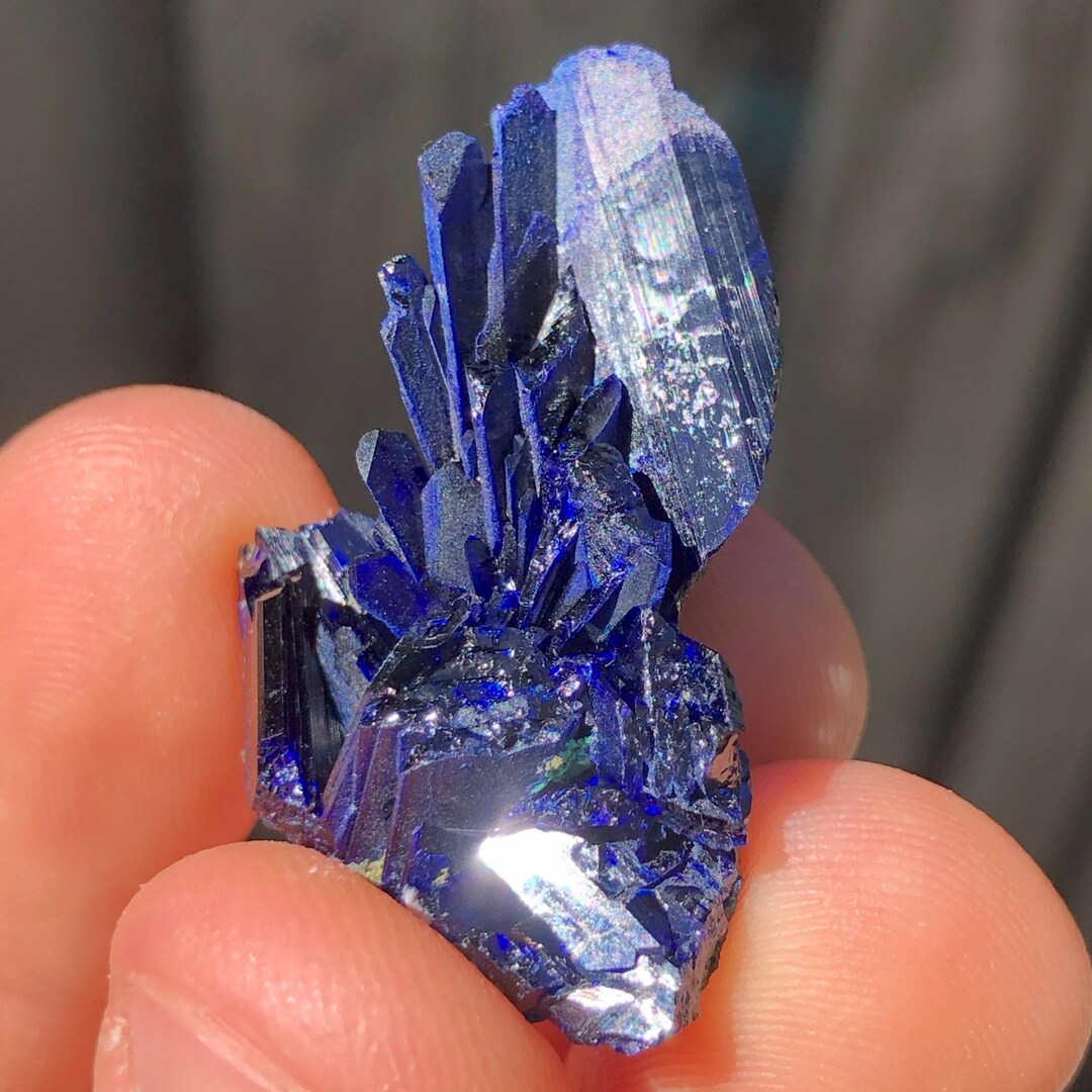3.8cm Azurite Crystal Cluster From Tsumeb Mine, Namibia - Etsy