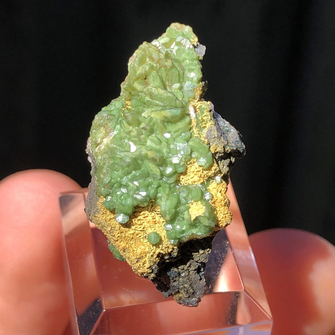 3.0cm Green Mimetite Included With Duftite From Tsumeb Mine, Namibia - Etsy