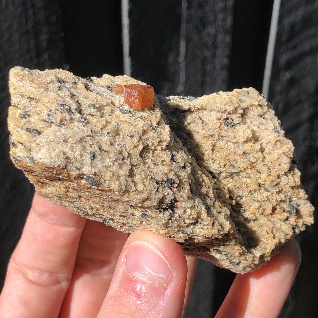 7.9cm Bastnasite Crystal on Matrix From Zagi Mountain, Pakistan - Etsy