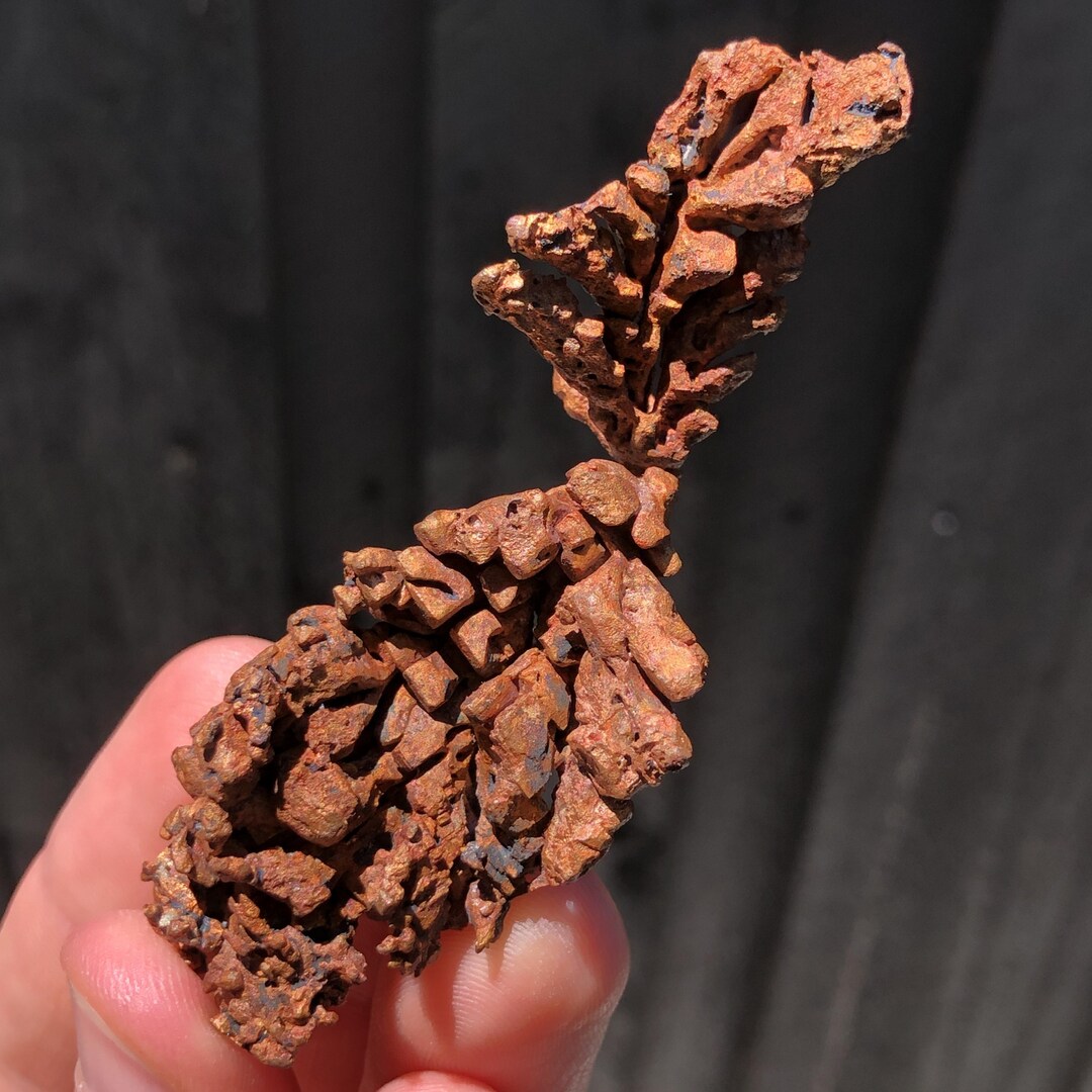 8.5cm Cubic Copper Crystals From Copper Falls Mine, Michigan, USA - Etsy