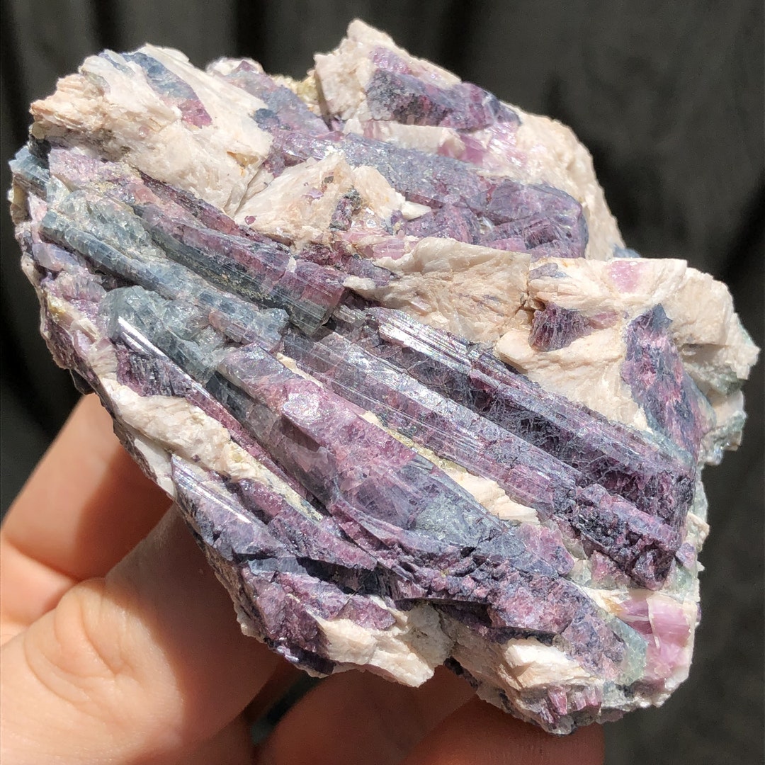 204g Paraiba Like Tourmaline Crystals From Otuja Mine, Erongo Region ...