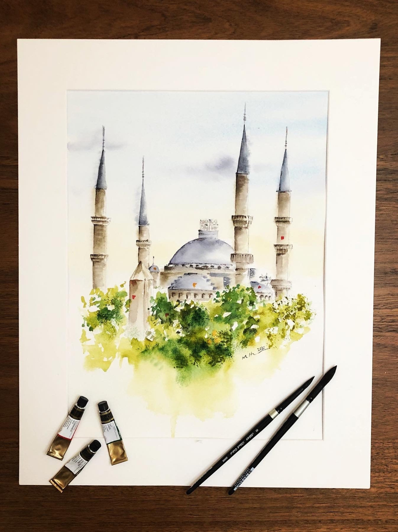 Istanbul Turkey Original Watercolor - Etsy