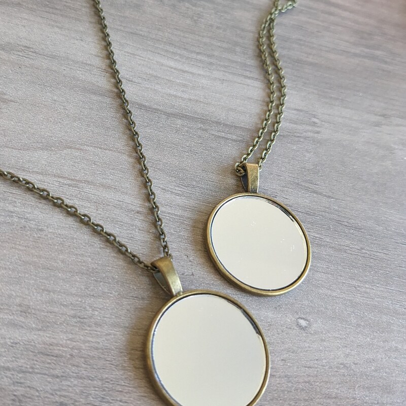 Mirror Necklace - Etsy