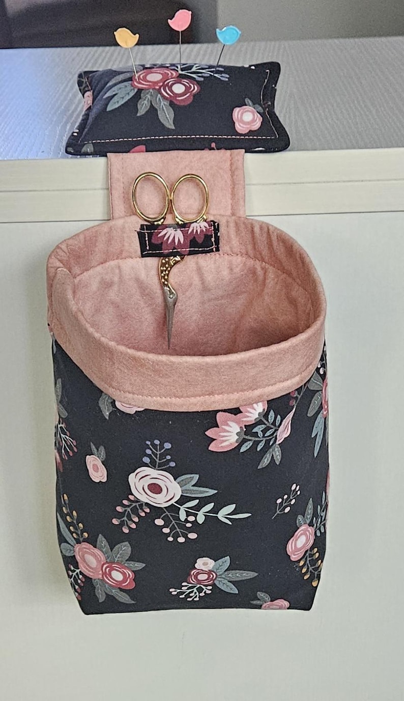Thread Catcher With Pin Cushion ~ Thread Disposal Bin and Pincushion ...