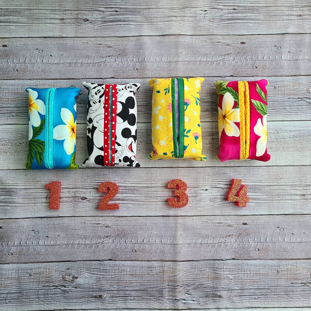Pocket Tissue Case Travel Tissue Holder Cotton Fabric Pocket Tissue ...