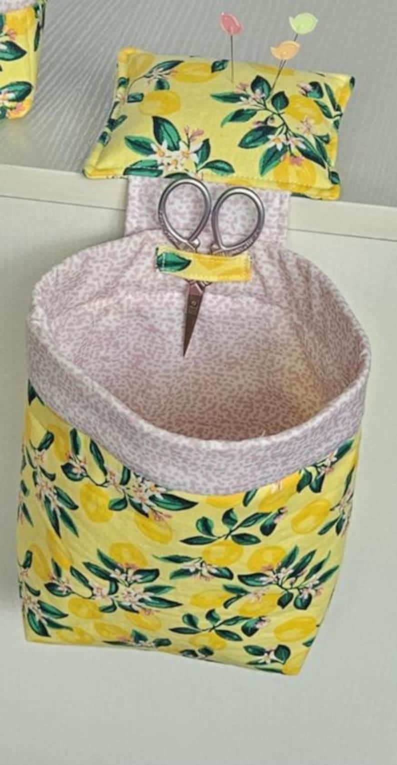 Thread Catcher With Pin Cushion ~ Thread Disposal Bin and Pincushion ...