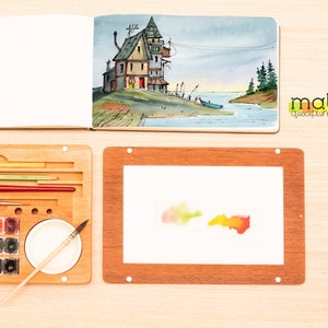 Maltese Color A5 Portable Watercolor Palette - Etsy