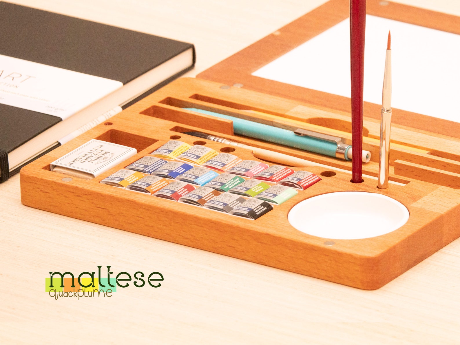 Maltese Color A5 Portable Watercolor Palette - Etsy