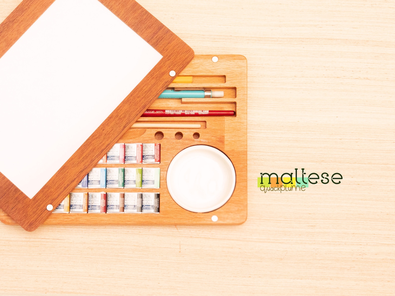 Maltese Color A5 Portable Watercolor Palette - Etsy