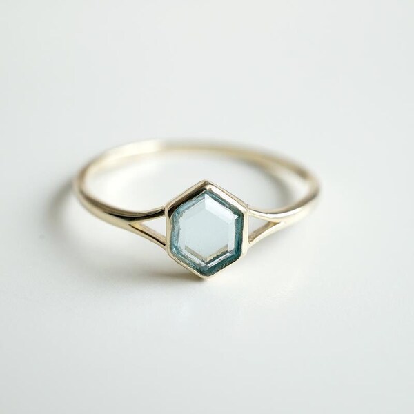Hexagon Ring - Etsy