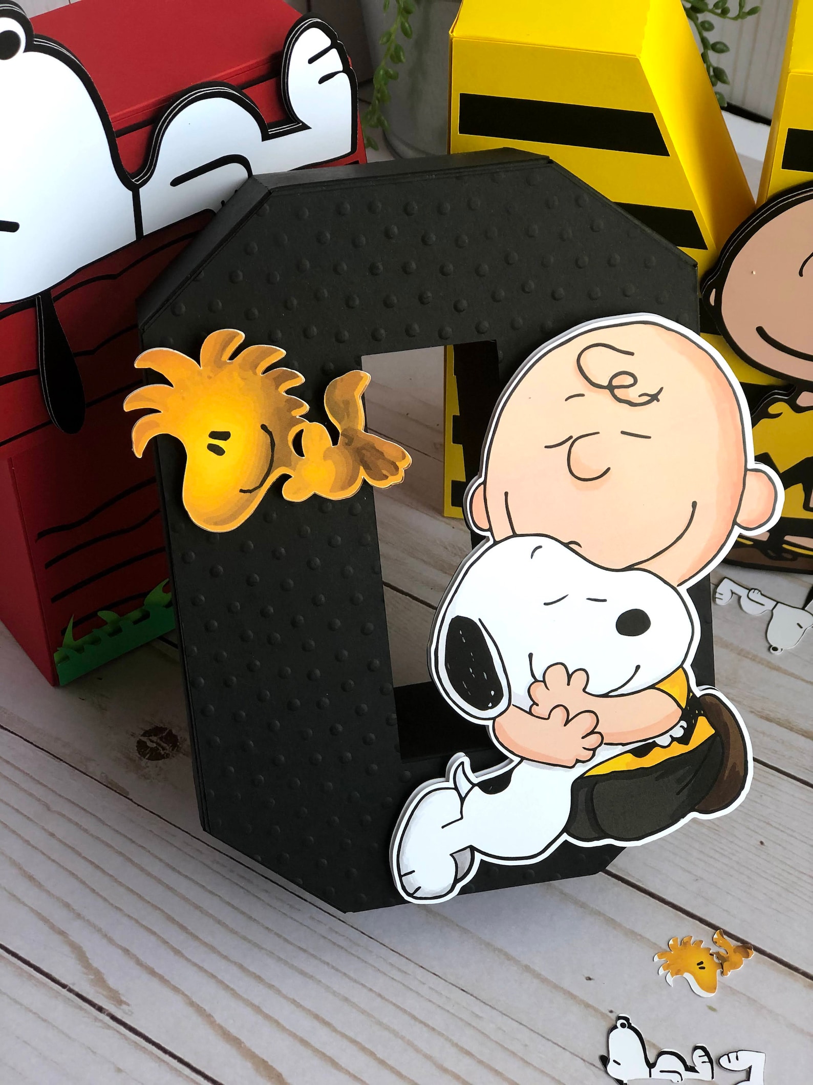 ONE Snoopy Party 3D Letters, Custom 3D Letters, Birthday Party, Charlie ...