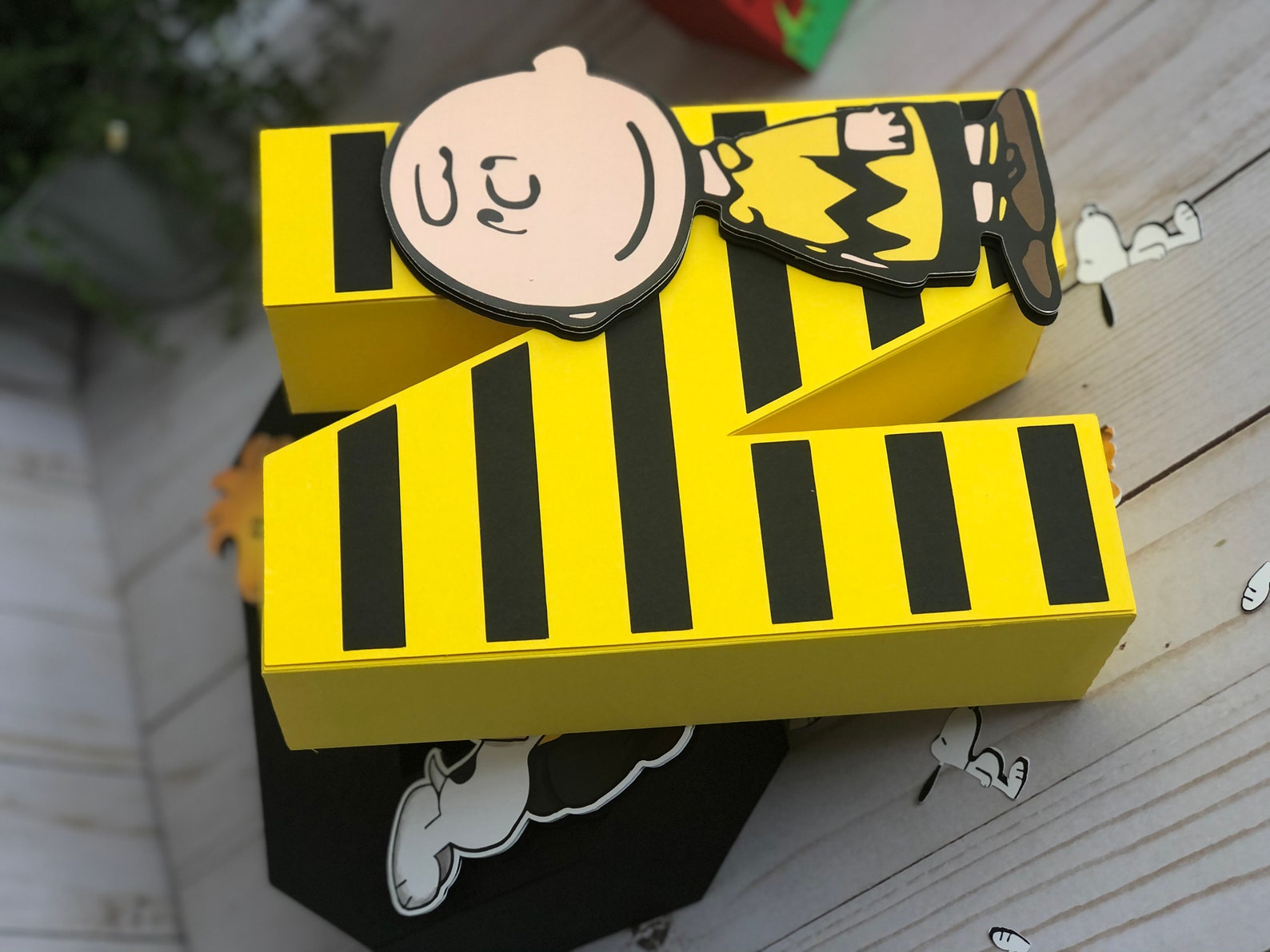Snoopy Party 3D Letters: Custom Charlie Brown Decor - Etsy