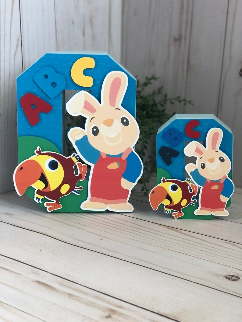 Baby first 3D Letters Baby First TV Birthday bedroom decor | Etsy