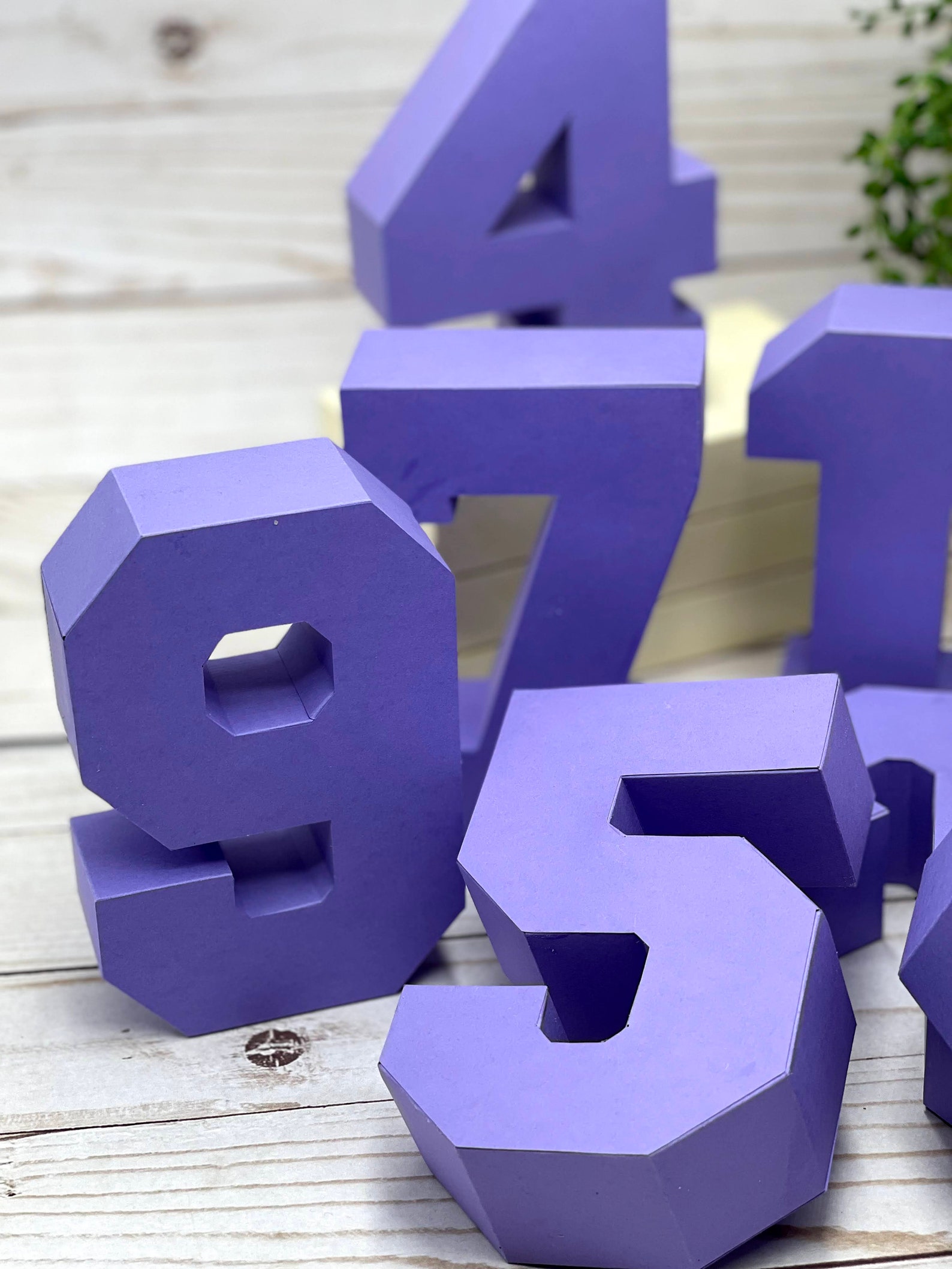 3D Numbers 0 to 9 Cutting Files for Manual or Machine Die | Etsy