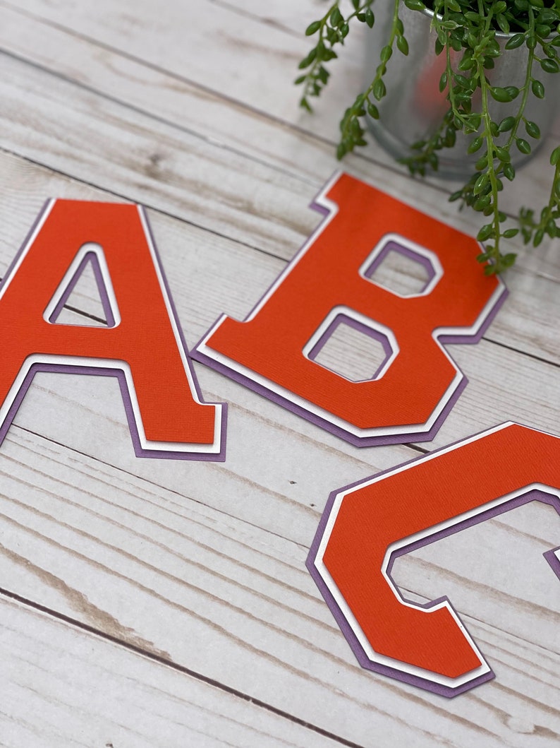 Layers for 3D Letters A to Z Layer Wave and Offset Die Cut - Etsy