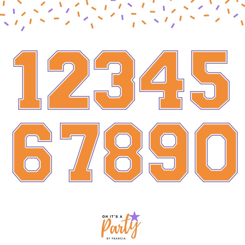 Layers for 3D Numbers 0 to 9 Layer Offset Die Cut Template - Etsy