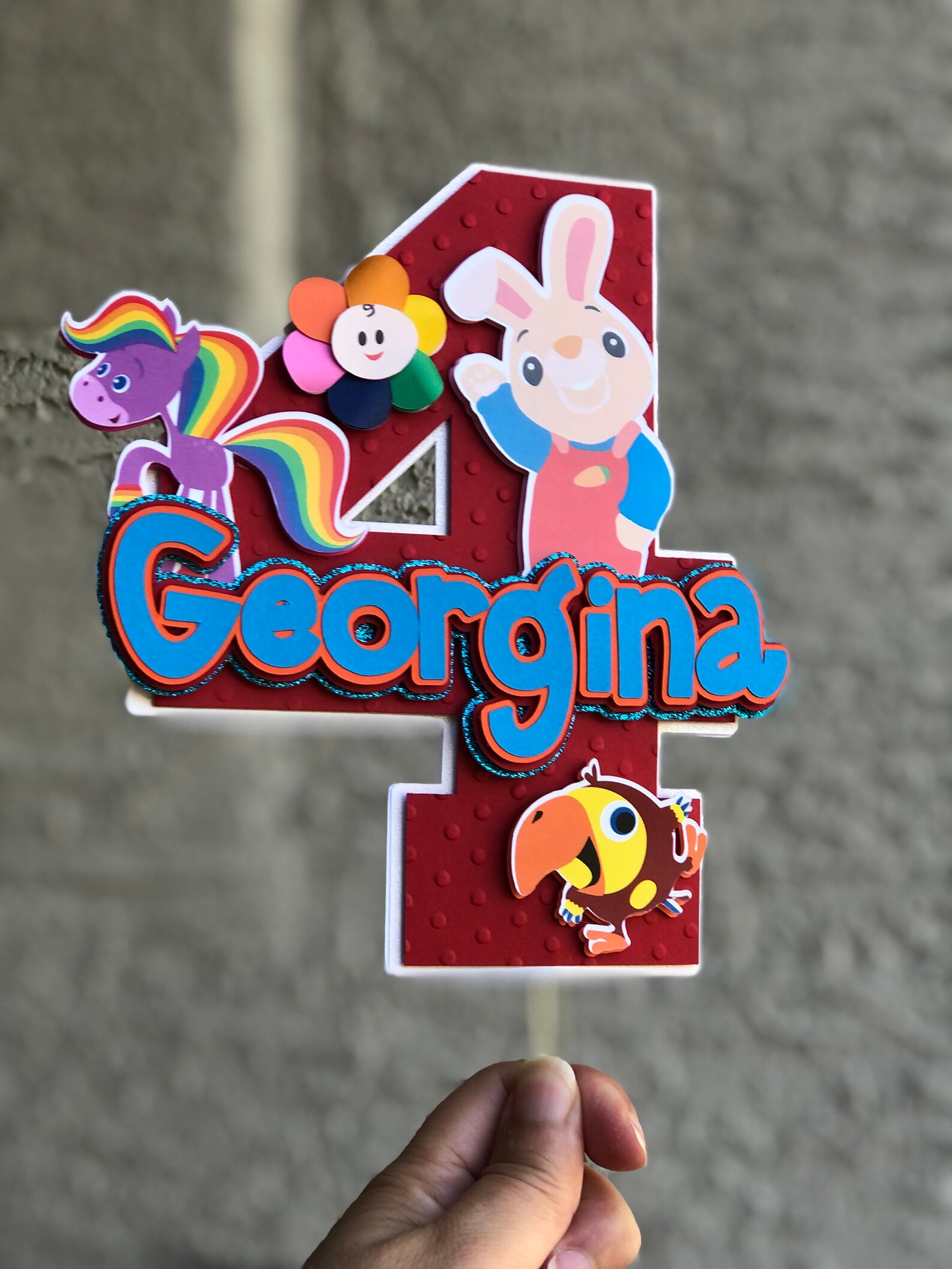 Baby First TV Cake Topper, Harry the Bunny and Vocabulary, Baby First ...
