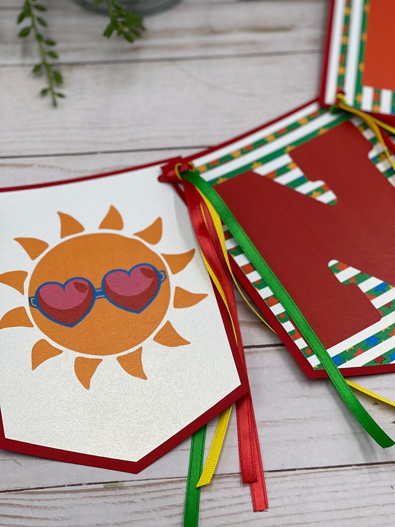 Summer High Chair Banner Printable Digital Birthday High - Etsy