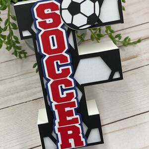 Soccer Theme Birthday Letter, 3D Letter Soccer, Cake Smash Photographer ...