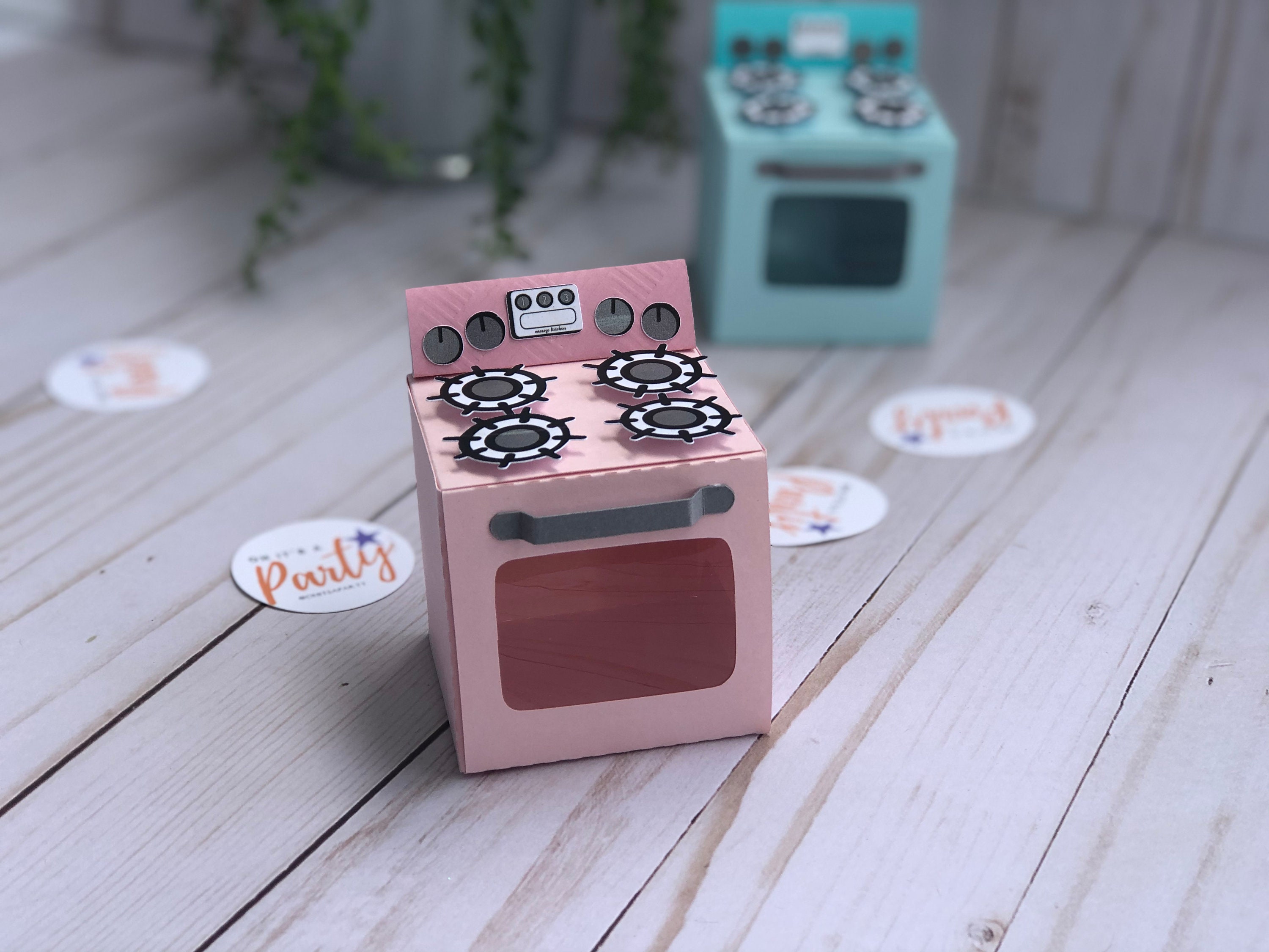 Bun in the Oven Favors Box Oven Cupcake Box Baby Shower - Etsy Canada