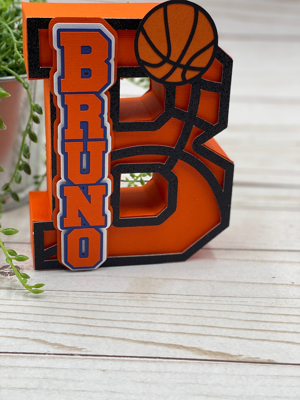 Basketball Theme Birthday Letter 3D Letter Basketball Cake - Etsy