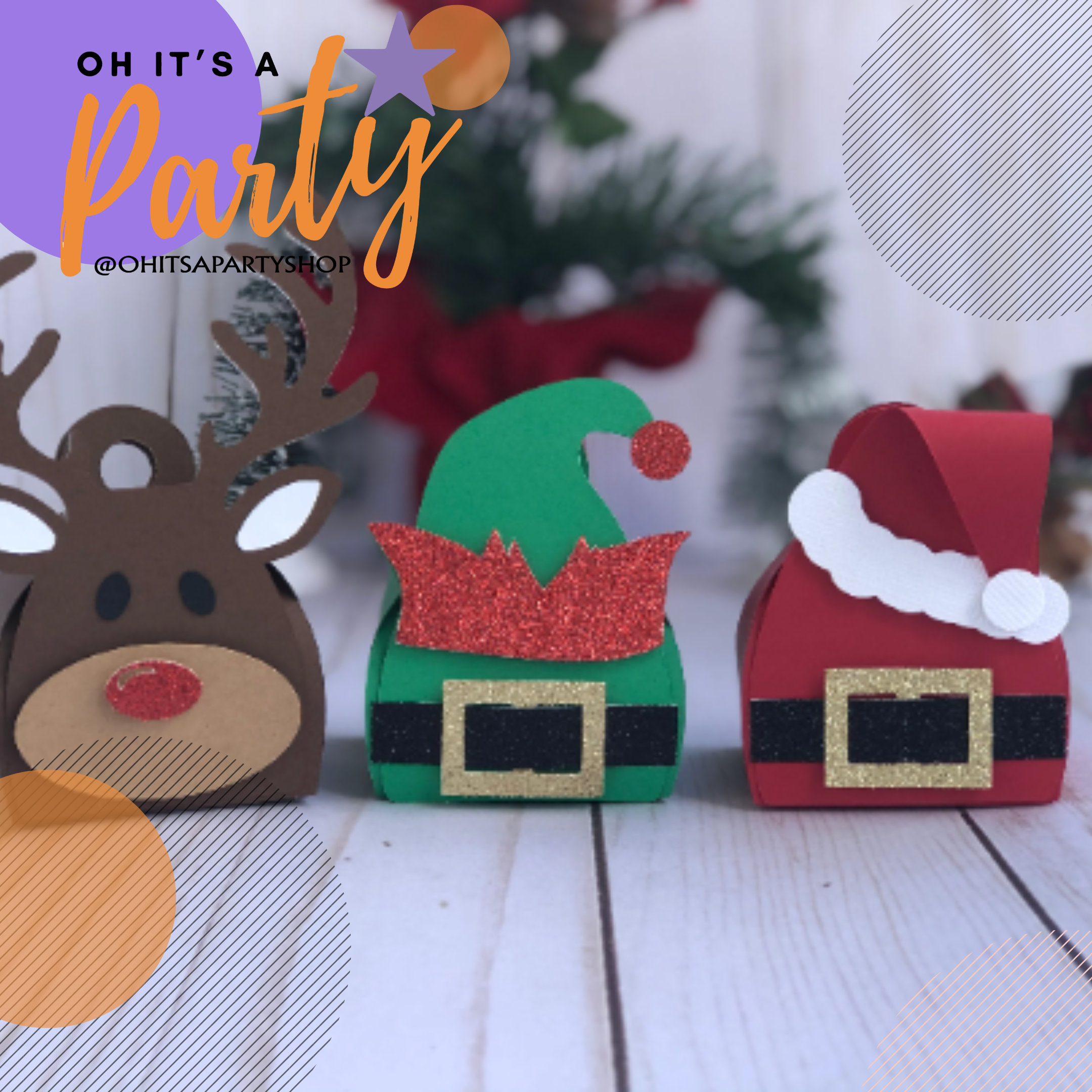 Secret Santa Gift Boxes Advent Calendar Box Christmas Elf - Etsy