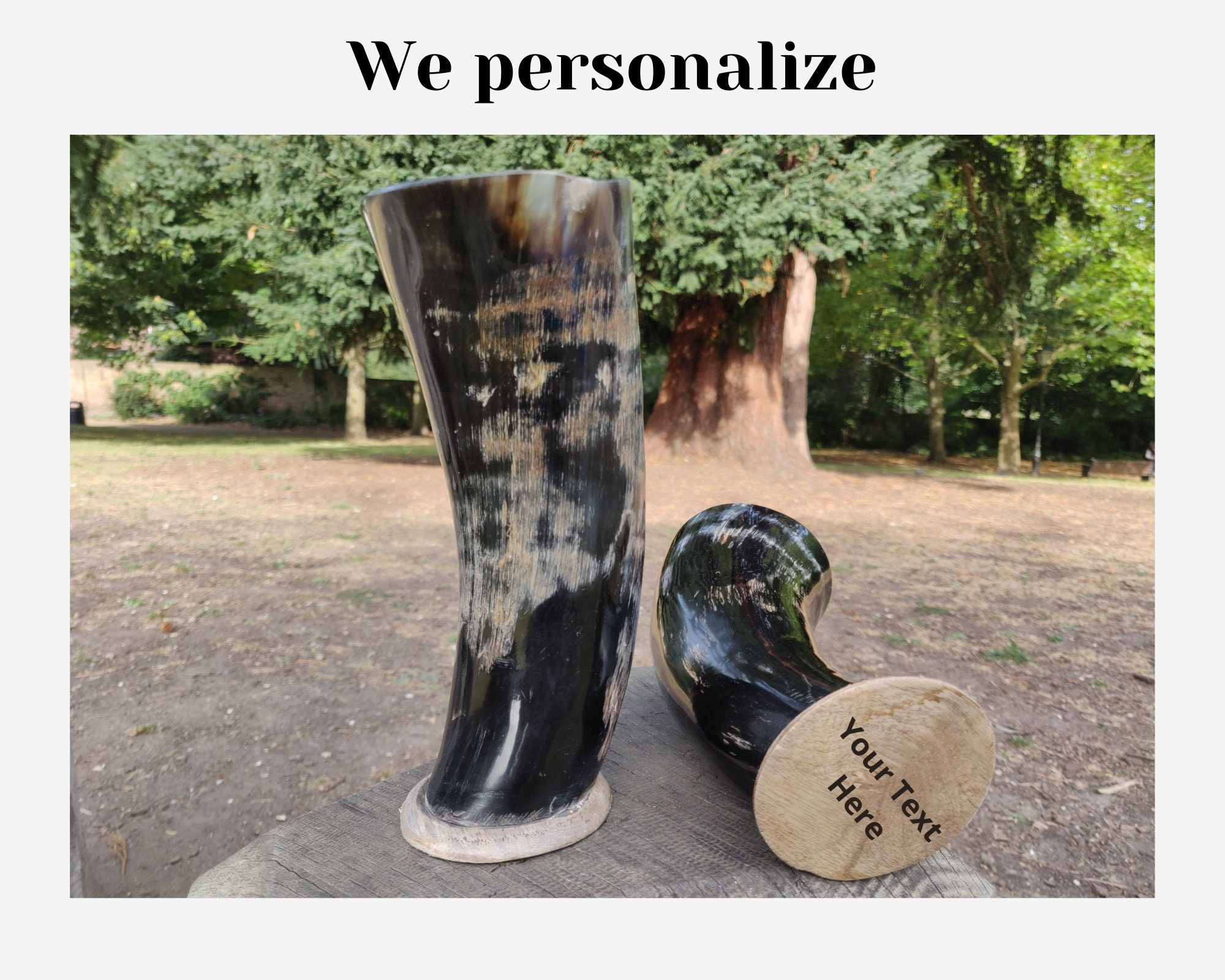 Natural Finish Ox Horn Viking Drinking Mug Cups Pint or - Etsy UK