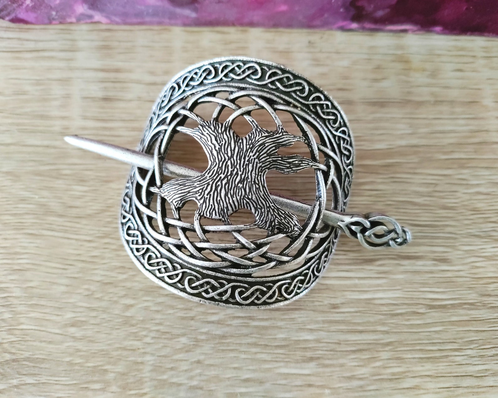 Viking Tree of Life Celtic Style Hairpin Viking Hair Clips - Etsy