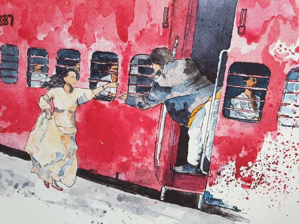 Bollywood 'dilwale Dulhania Le Jayenge' DDLJ Train Scene | A3/A4/A5 ...