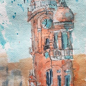 Clock Tower Multan, Pakistan | Ghanta Ghar A3/A4/A5 Wall Art | ORIGINAL ...