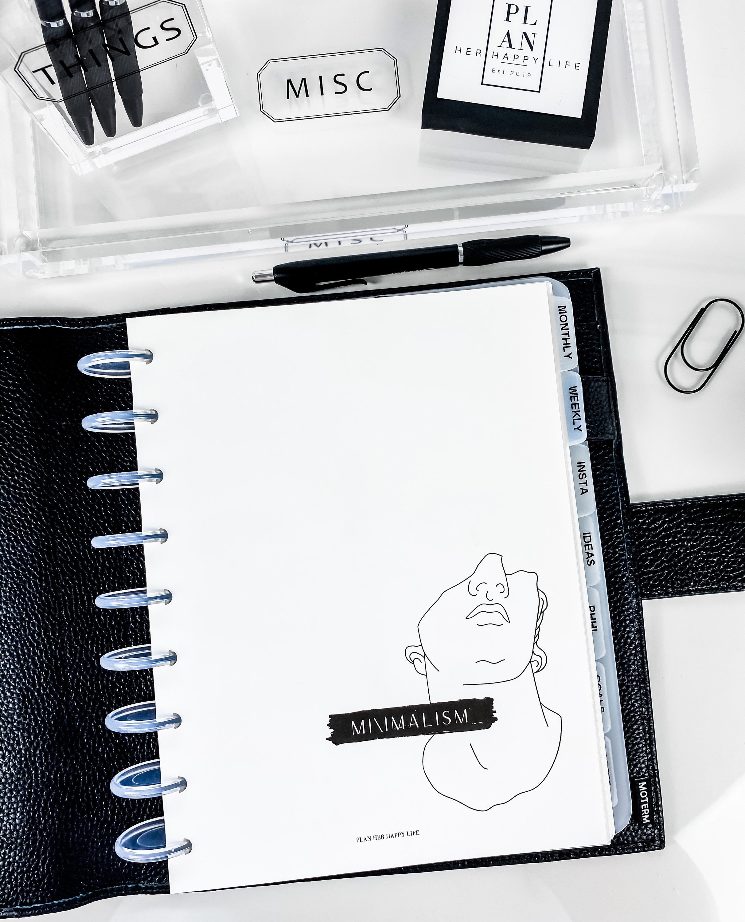 Planner Dashboard Classic Happy Planner Mini Happy Planner | Etsy