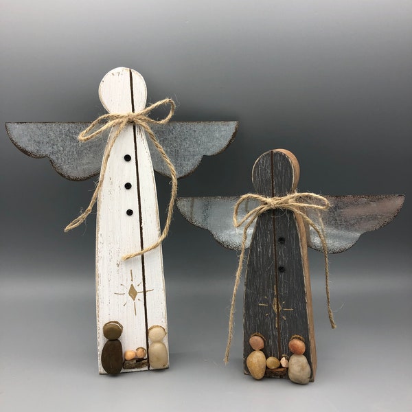 Rock Art Nativity - Etsy