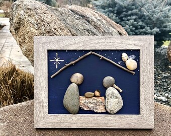 Pebble Art Christmas | Etsy