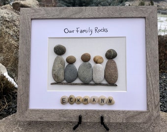 Pebble Art Our Family Rocks - Etsy