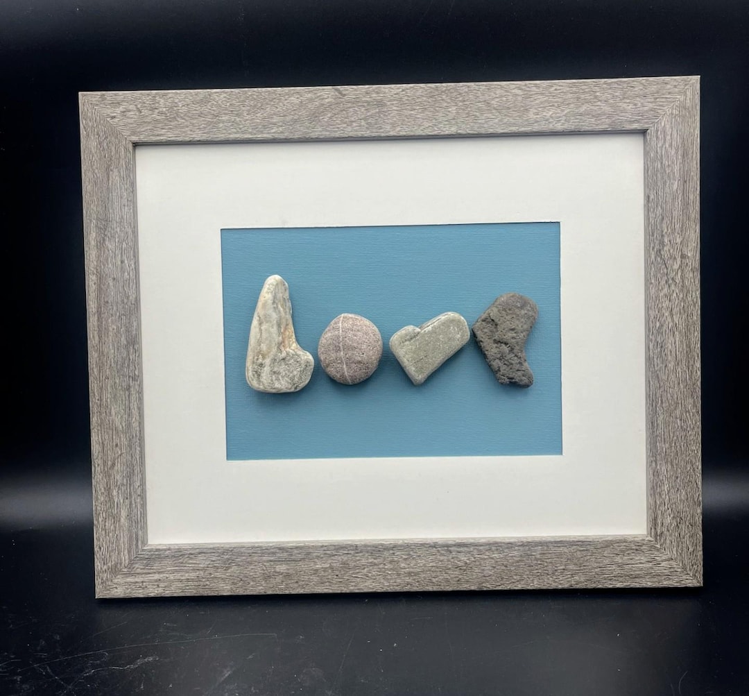 LOVE Pebble Art - Etsy