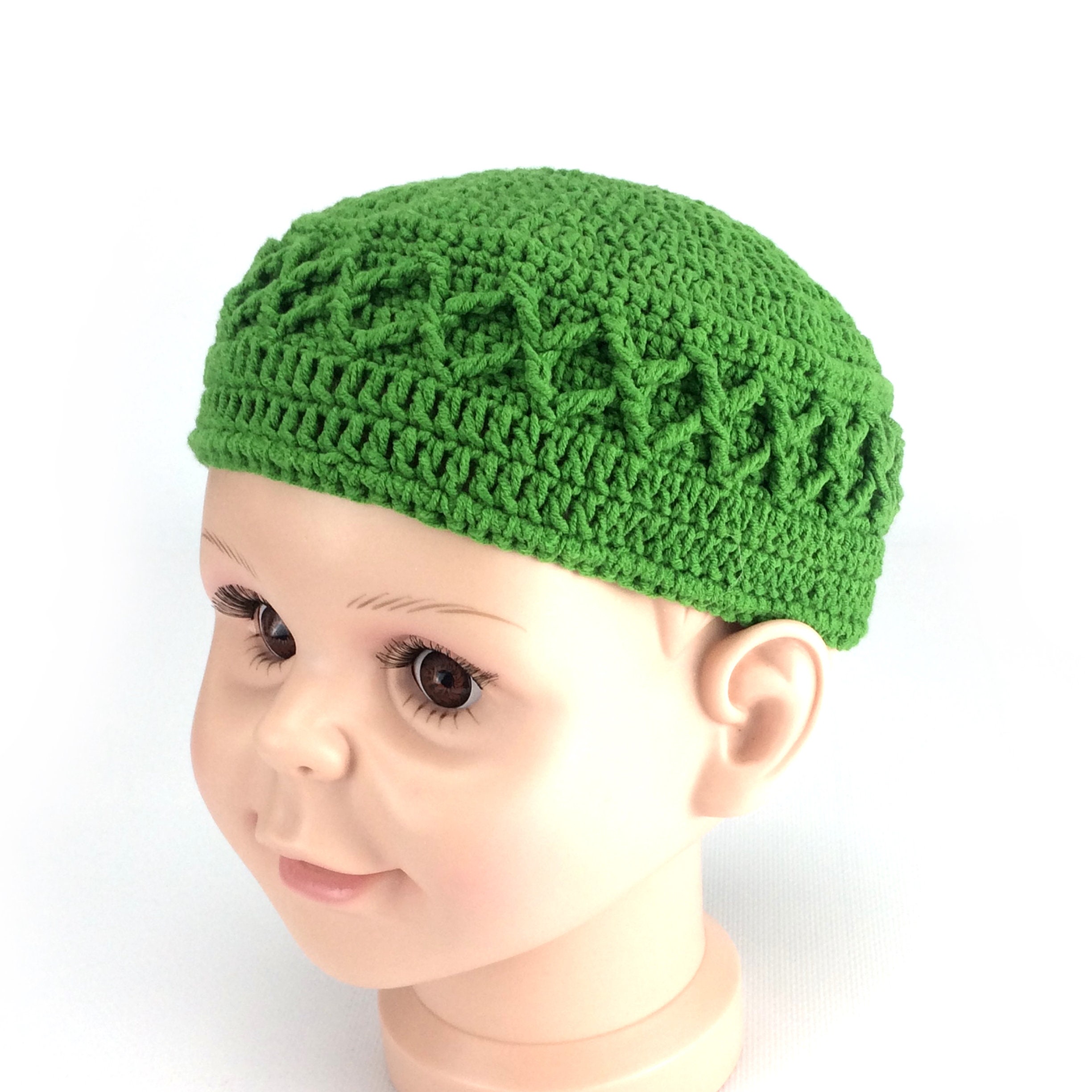 Red Kufi Hat Muslim Baby Gift Spring Hats Baby Kufi Custom Made Crochet ...